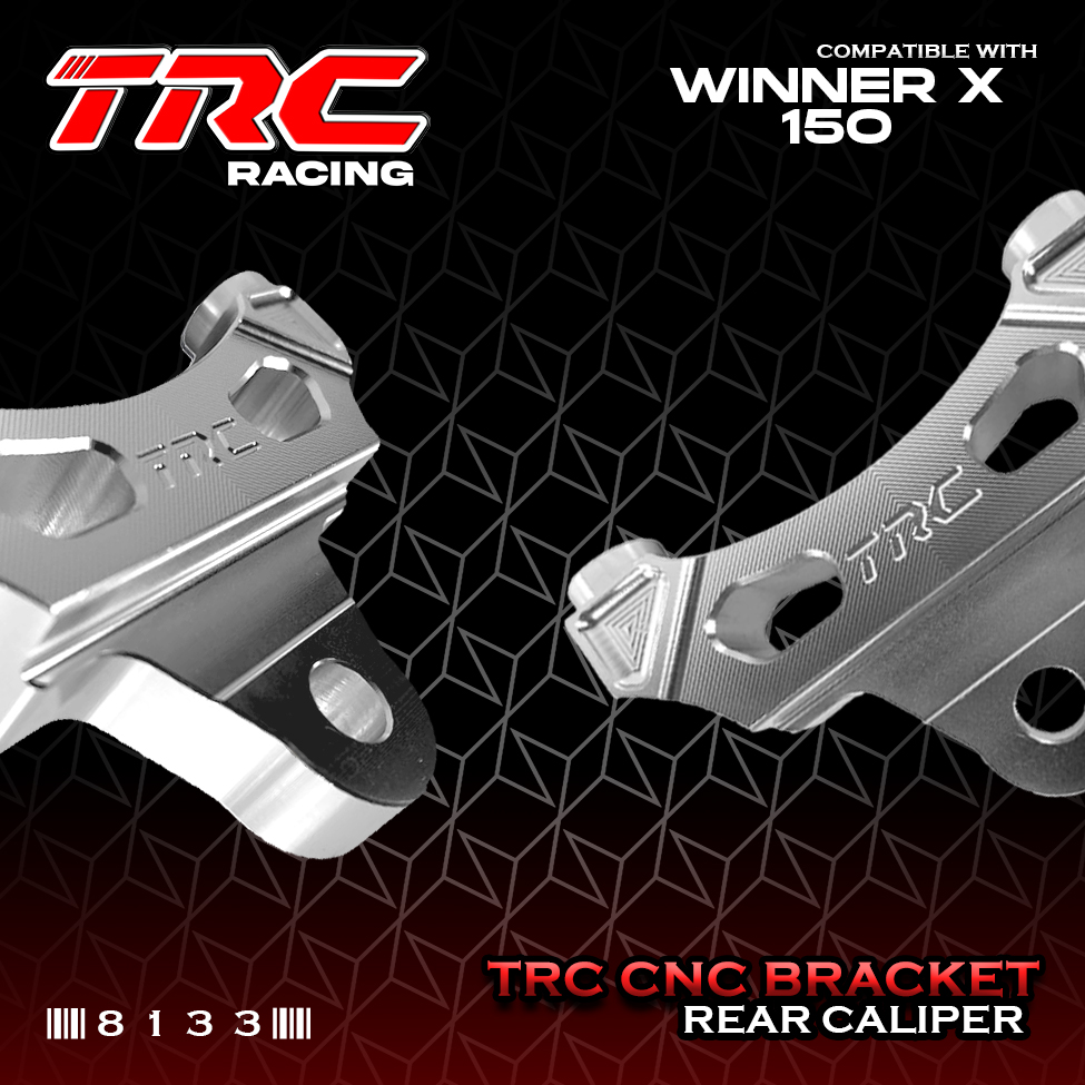 TRC RACING 4POT REAR RADIAL CALIPER BRACKET (220MM DISC) FOR WINNER X ...