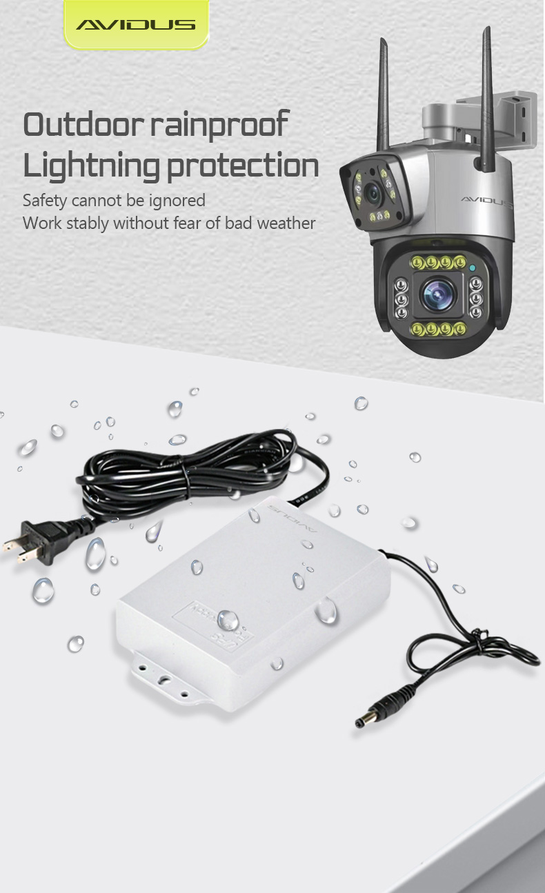 AVIDUS 12V 1.5A True 6000mAh Mini UPS Battery Backup for WiFi Router ...