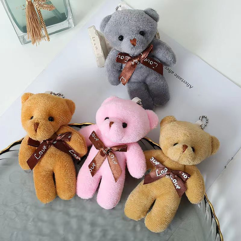 Teddy Bear Stuffed Toy Keychain Birthday Party Plush Bear Souvenir Kids ...