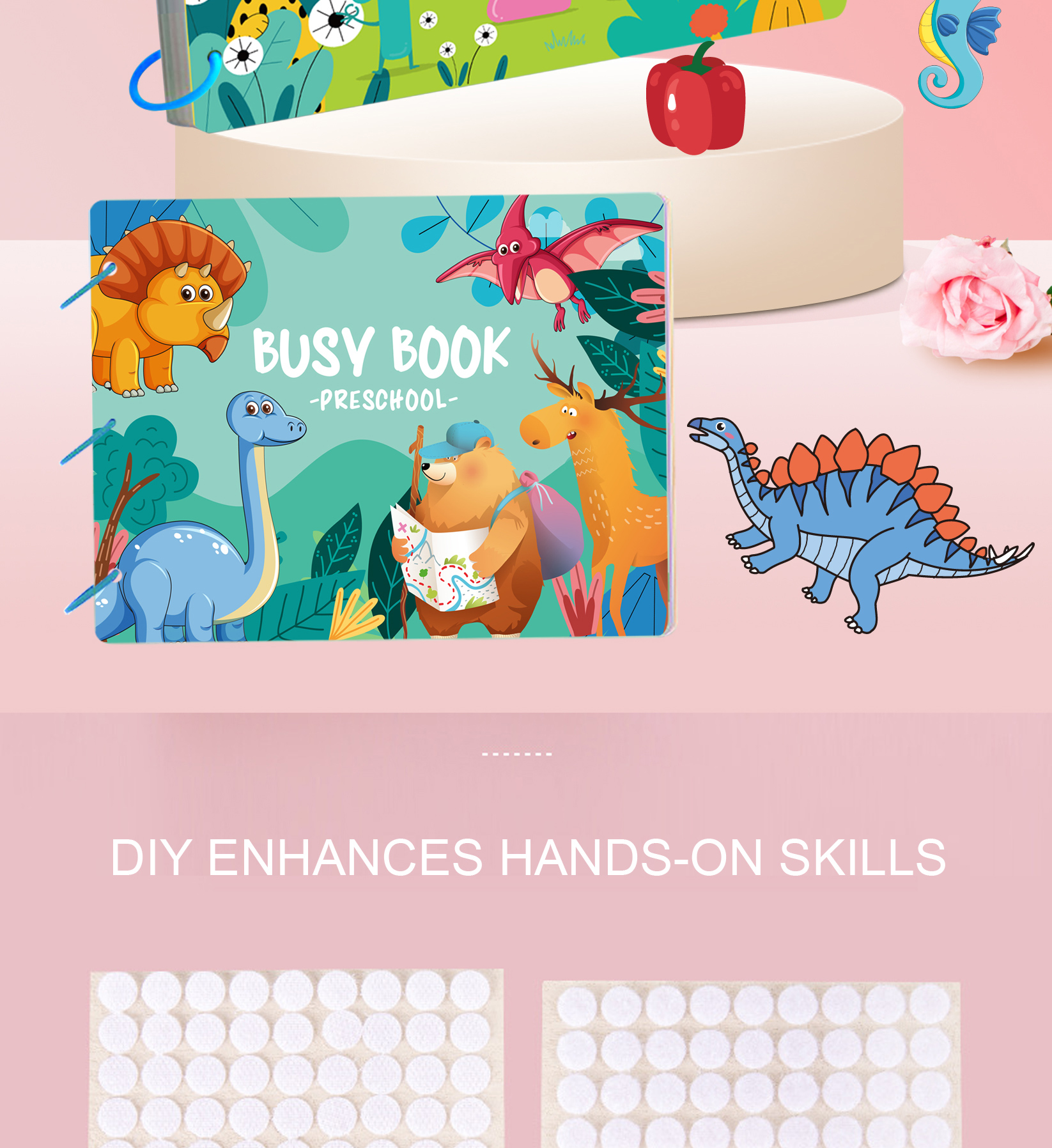 Baby Busy Book for Early Learning - Cognitive, Math, Matching ...