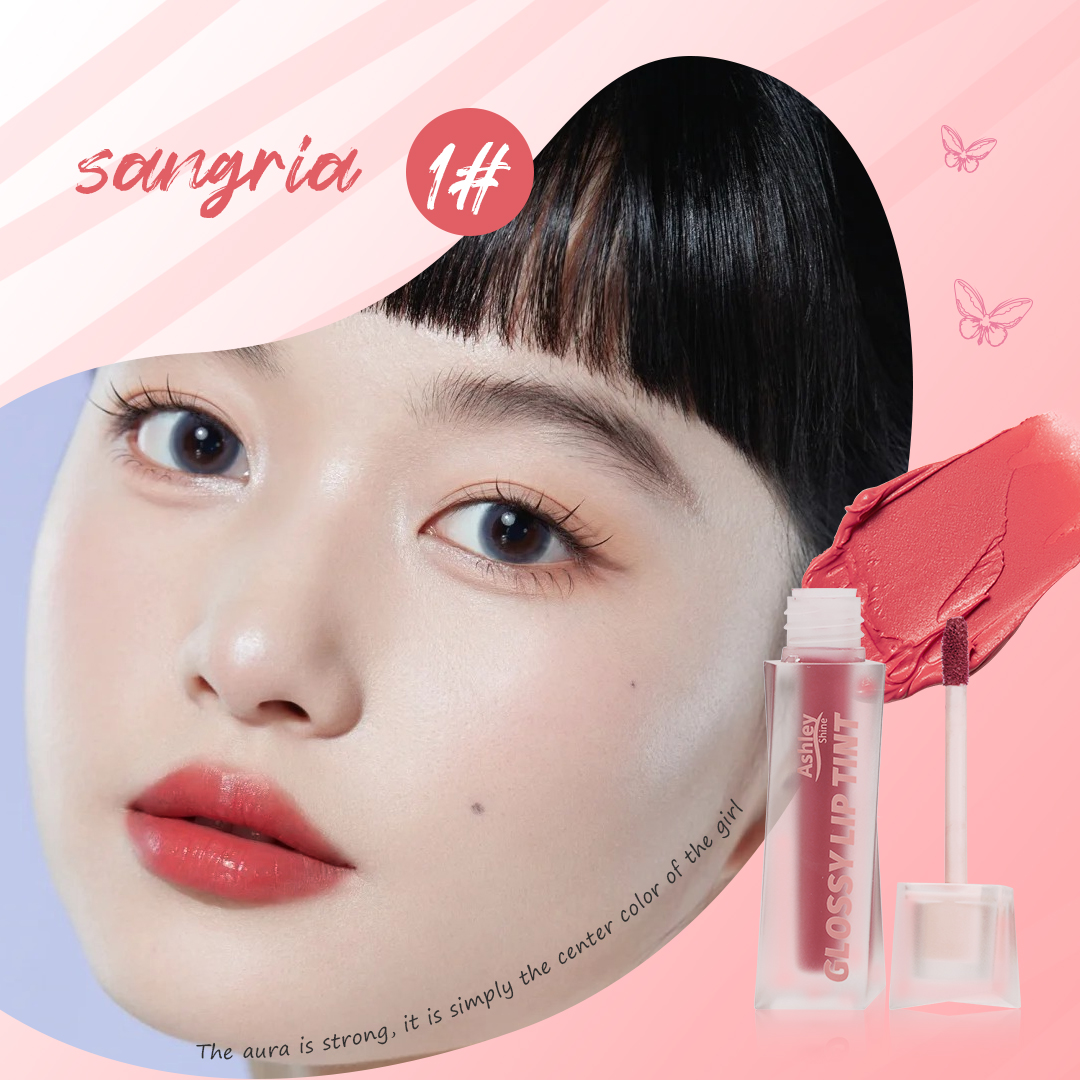 Ashley Shine Matte Lipgloss Moisturizing Liptint Lipstick Long Lasting ...