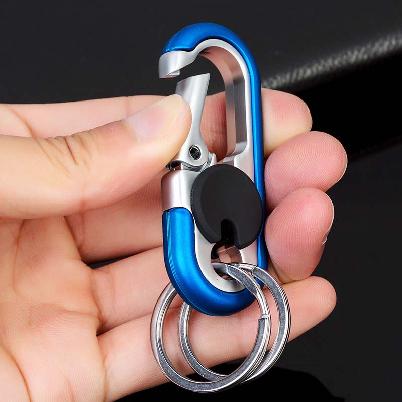 High-end Keychain Creative Buckle Key Ring Outdoor Car Keychain ...