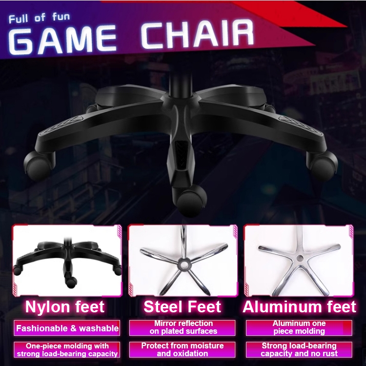 MC&HOME Leather Gaming Chair Adjustable Back Home Ergonomic Office ...