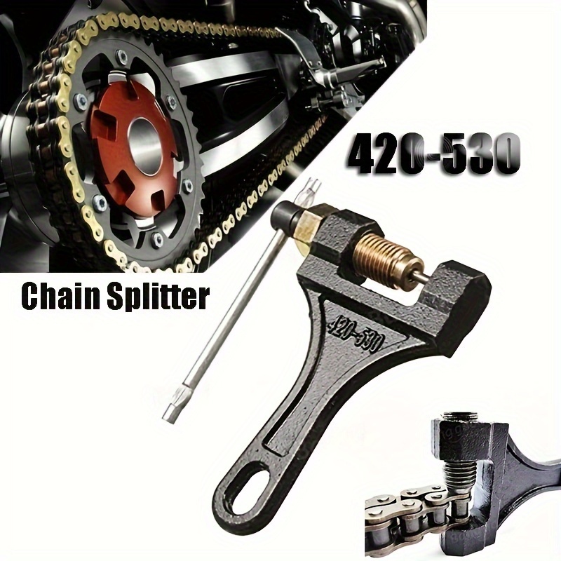 Versatile Chain Breaker Tool for Bikes, ATVs & Scooters - Fits 420-530 ...