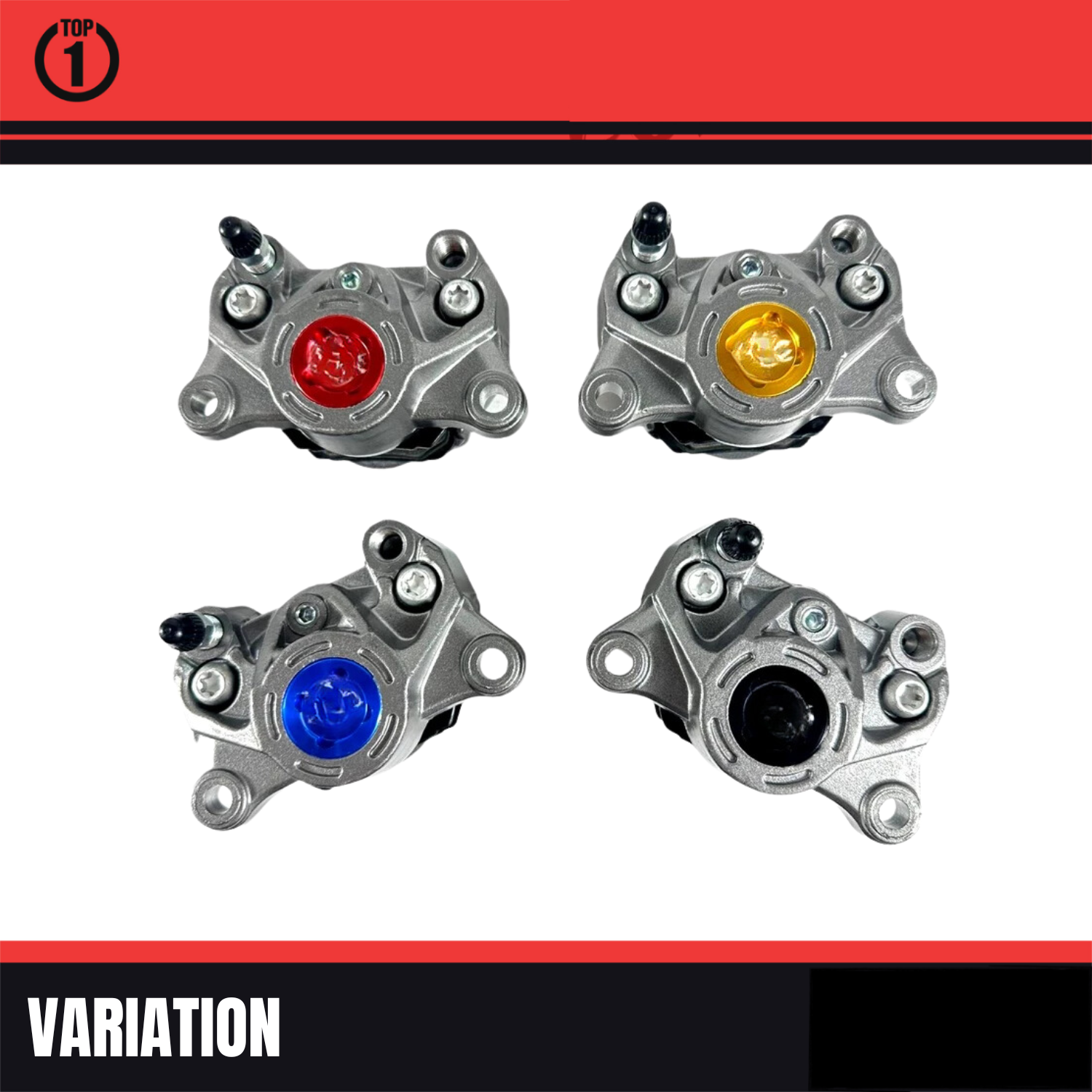TOP1 RACING 1 PC FRONT Formula Caliper TRC with Bracket for YAMAHA NMAX ...