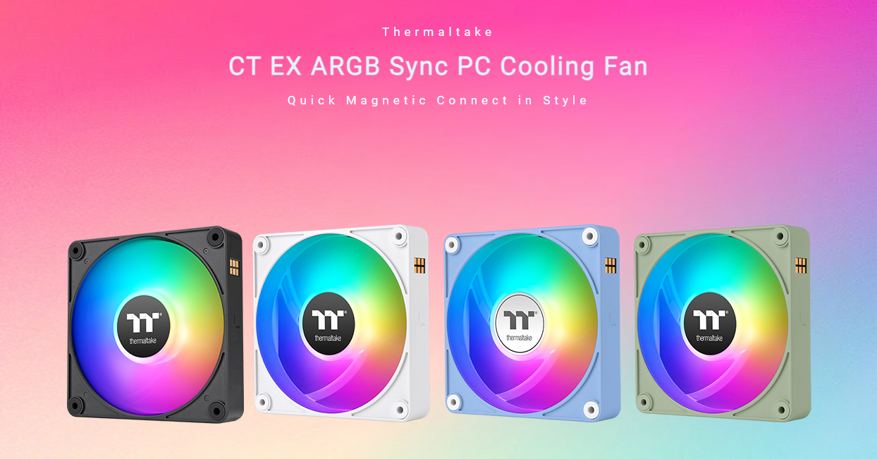 Itw | Thermaltake PC Fan CT120 EX ARGB Sync PC Cooling Fan (3-Fan Pack ...