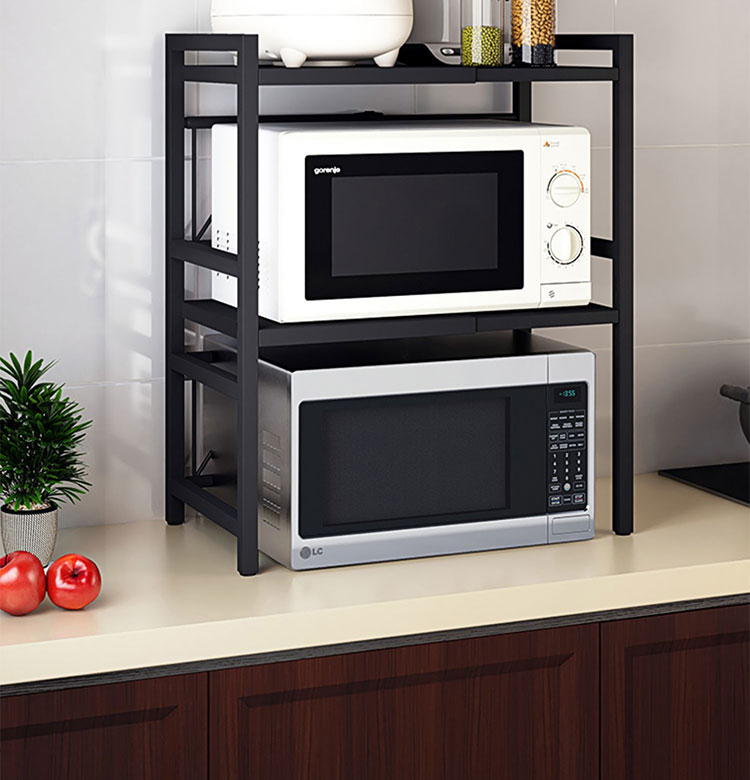 【Scalable width】Microwave Oven Rack Adjustable Expandable width Rack ...