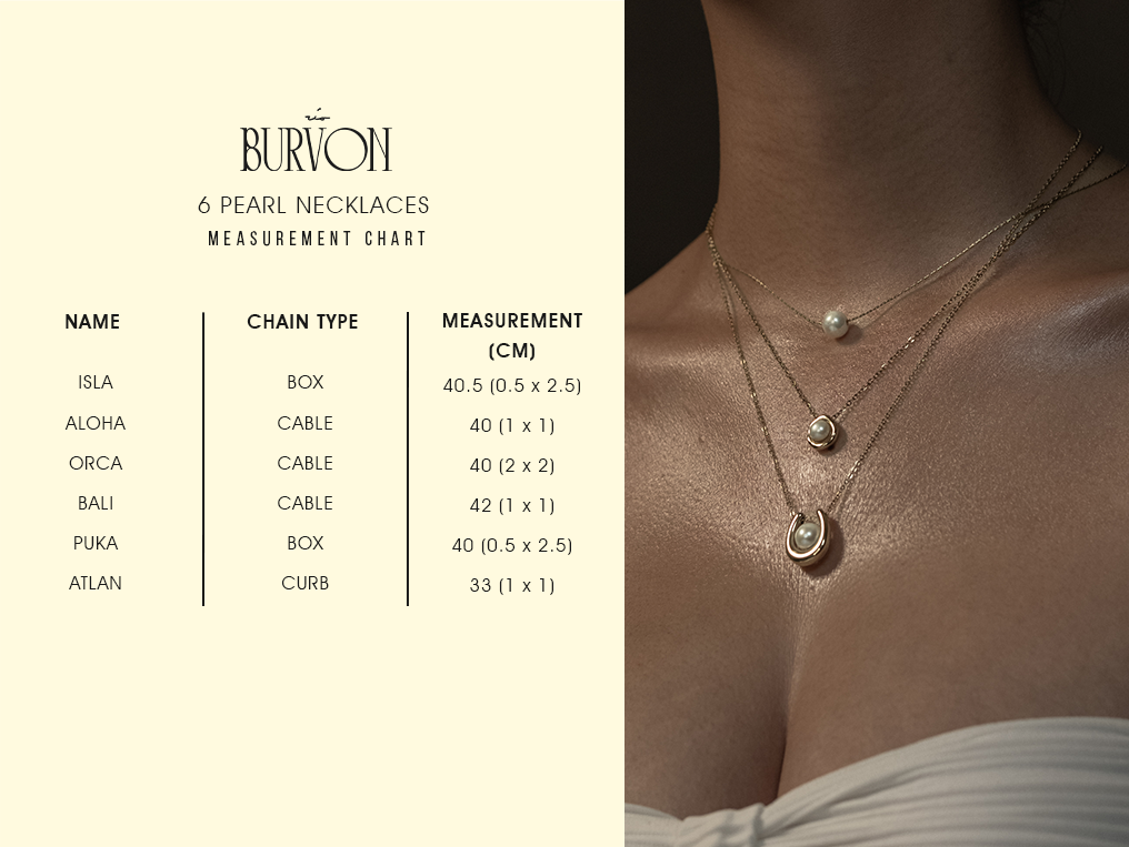 Burvon Pearl Collection Necklaces (Simple & Elegant Jewelry) | Shopee ...