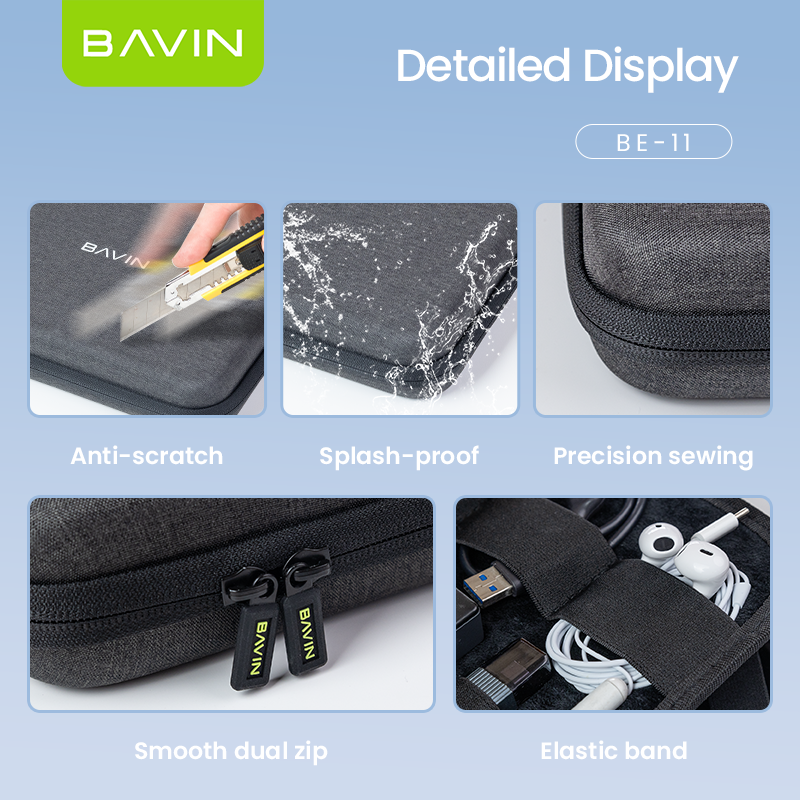 BAVIN BE11 Tablet Sleeve Travel Storage EVA Hard Shell Drop & Scratch ...