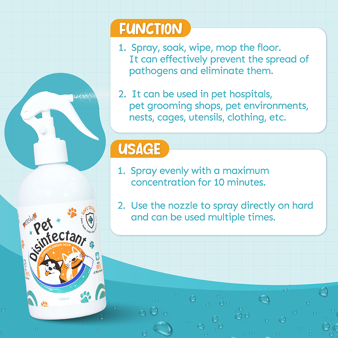 Petsup Pet Disinfectant Spray 500ml Odor Deodorizer Spray Odor ...
