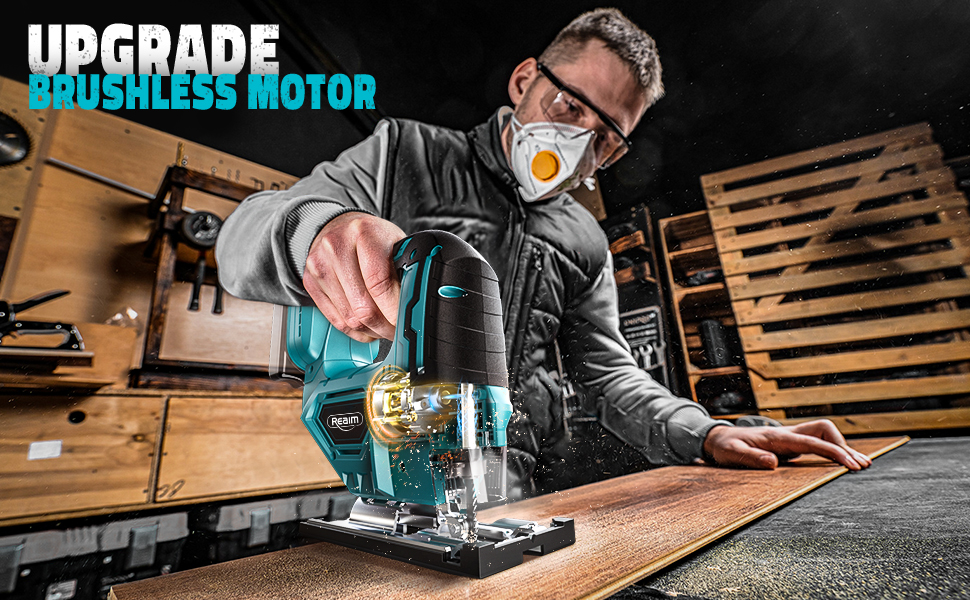 REAIM cordless Jigsaw power tool heavy duty 750W power tools portable ...