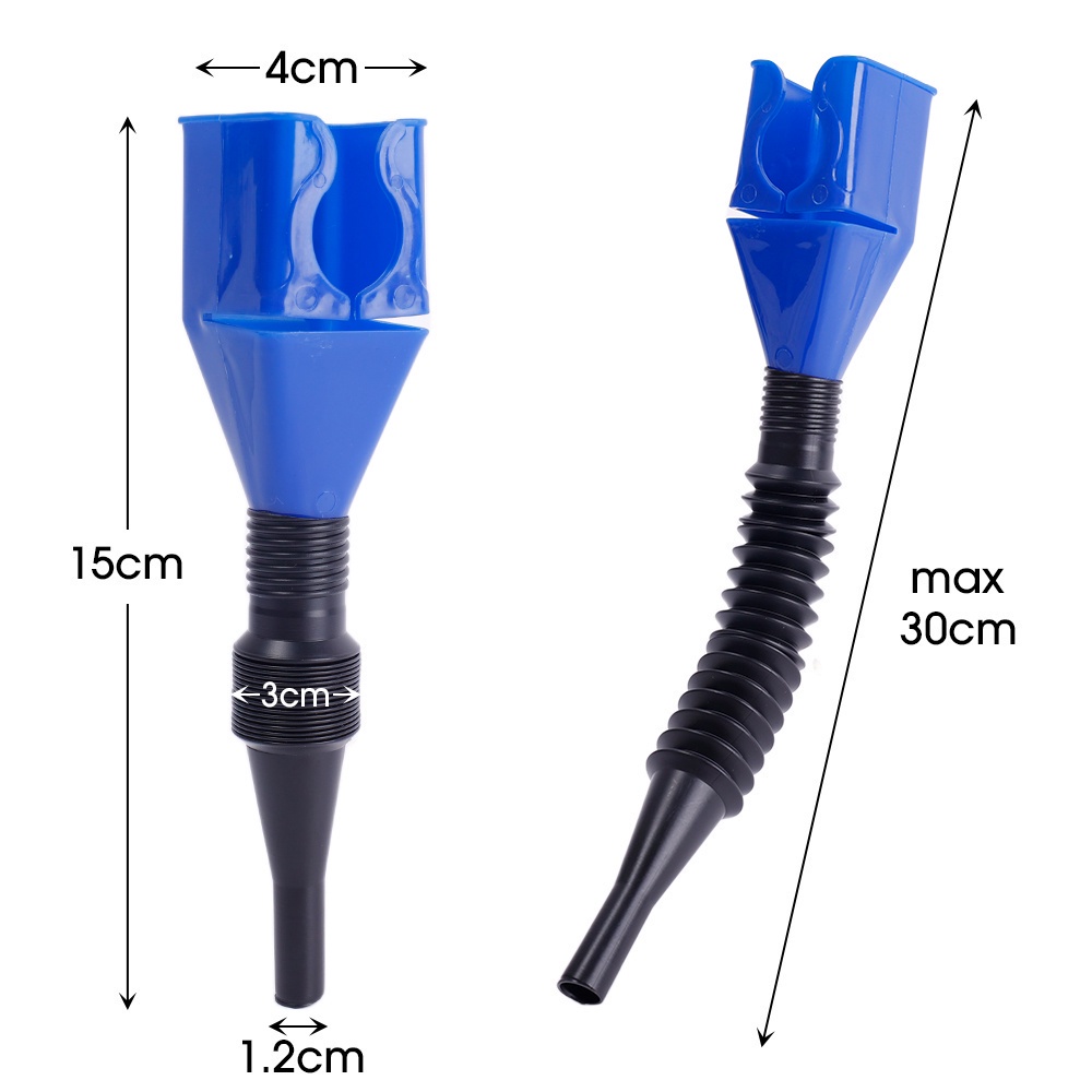 Buckle Funnel Refueling Funnel Portable Folding Telescopic Hose Bayonet ...