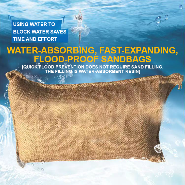 Absorbent Expansion Bag Flood Barrier Water Filled Flood Barriers Water ...