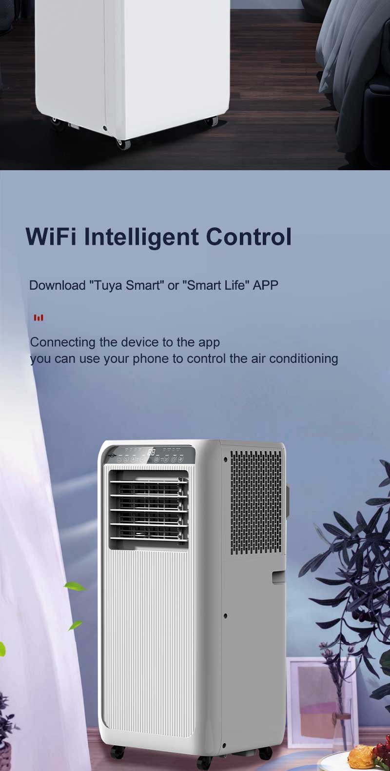 KANAZAWA 1.0HP Air Conditioner Household With LED Touch Screen Aircon ...