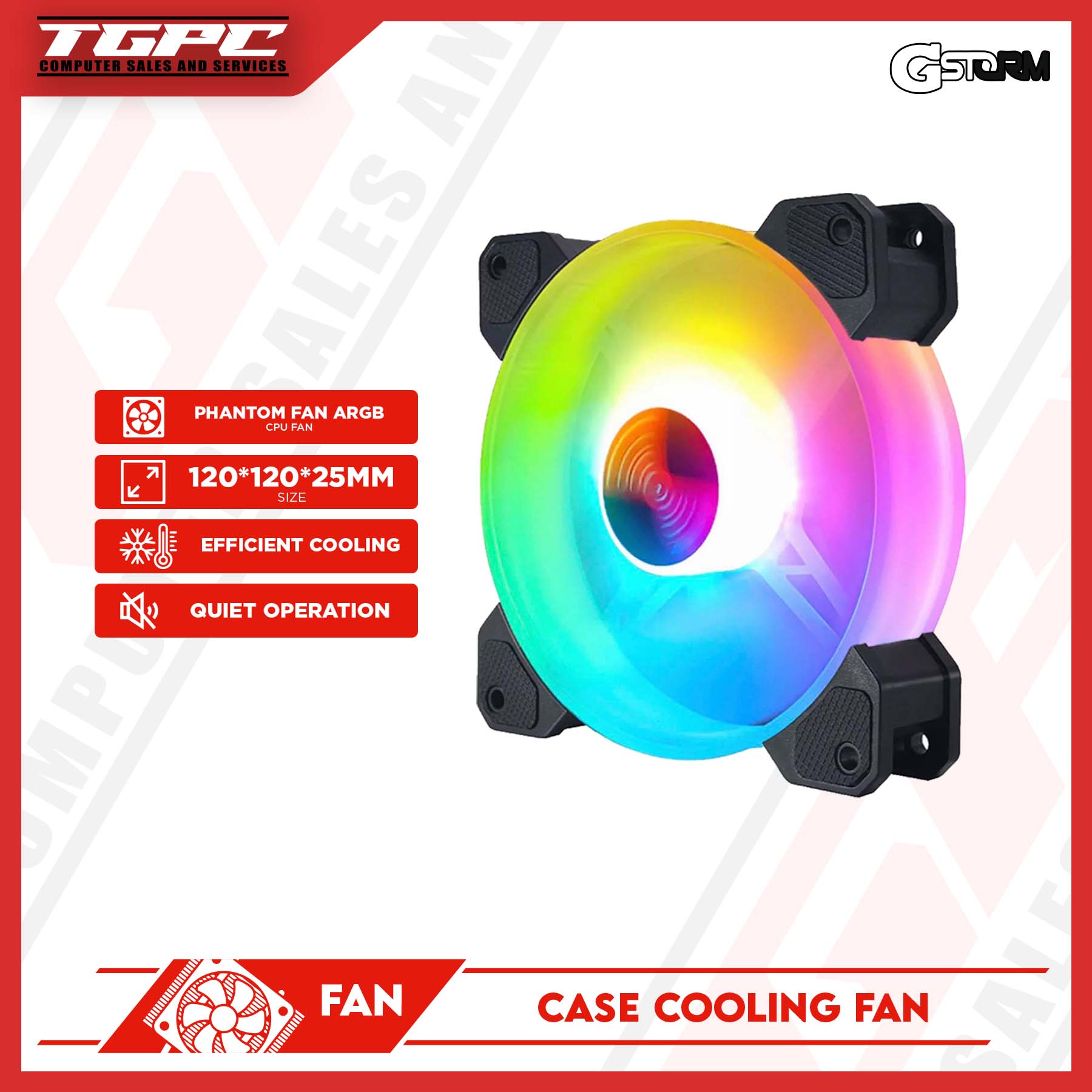 GSTORM PHANTOM FAN ARGB With Remote 3pcs | Shopee Philippines
