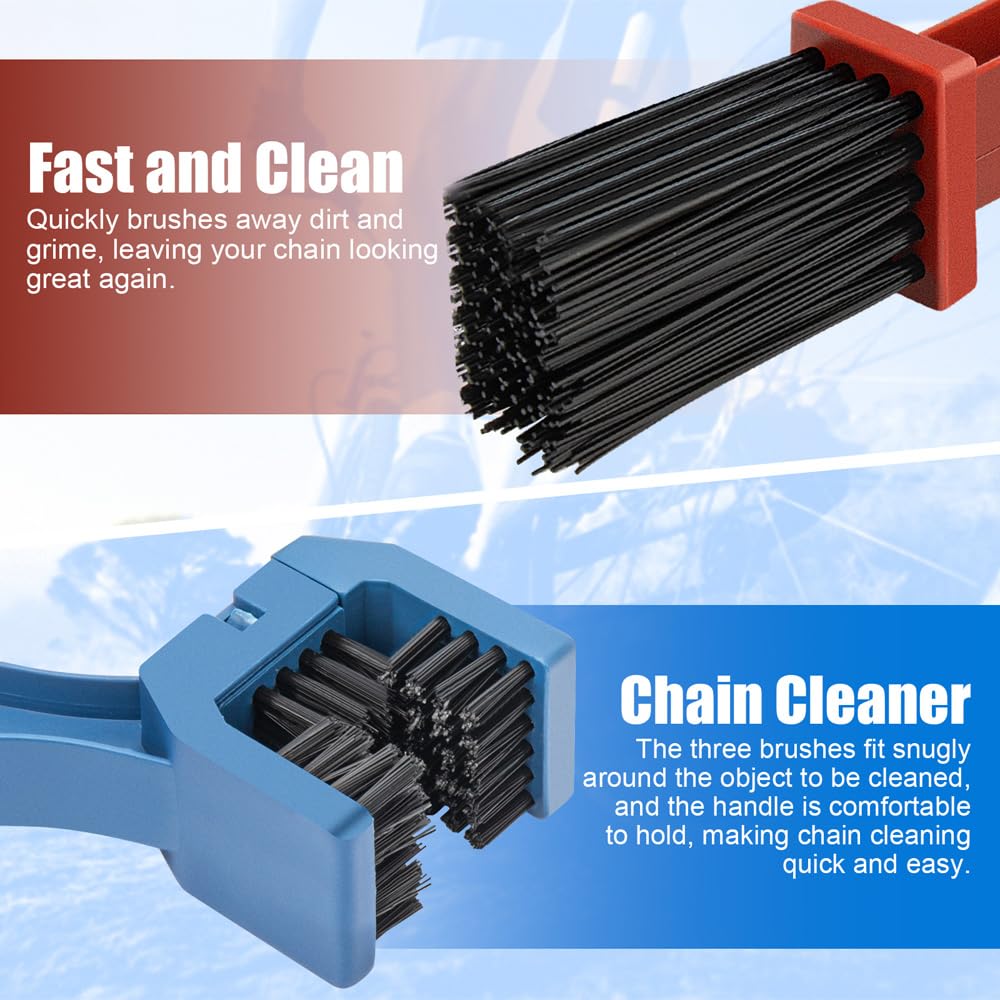 Motorcycle Bike Chain Cleaning Brush Motorcycle Chain Brush Motorcycle ...