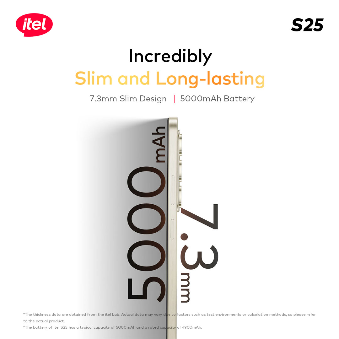 itel S25 8GB+128GB 5000mAh 6.78"FHD+AMOLED Display | up to 120Hz | IP54 ...