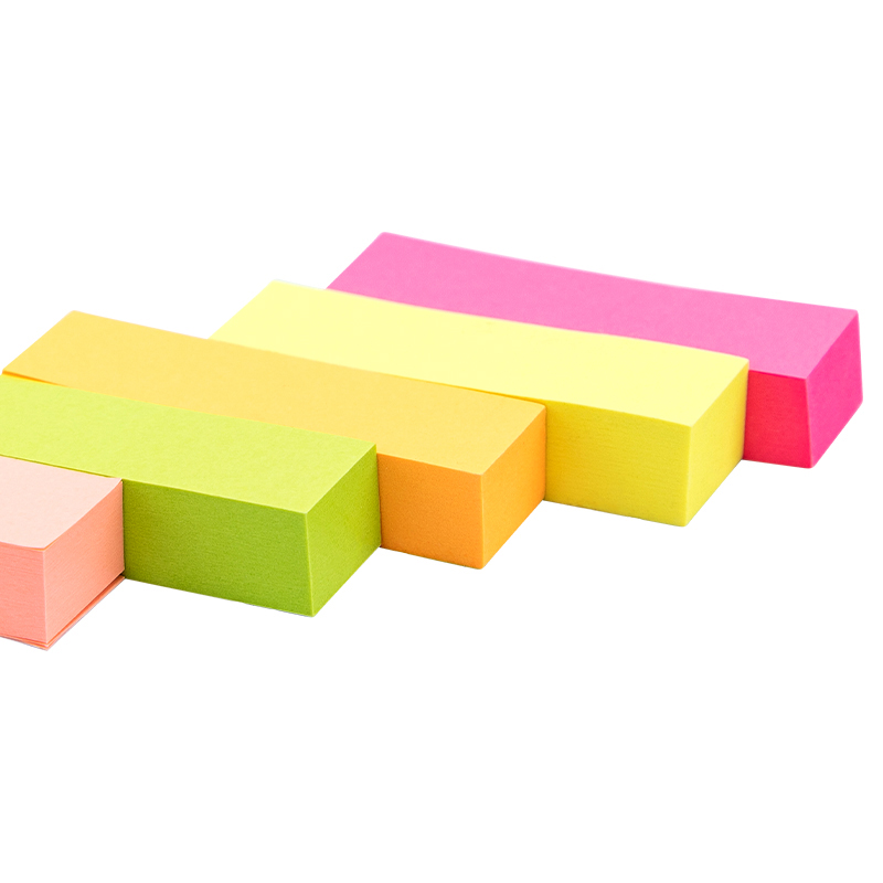 Deli 500 Sheets Page Markers Sticky Note 50*15mm Multicolor Note Paper ...
