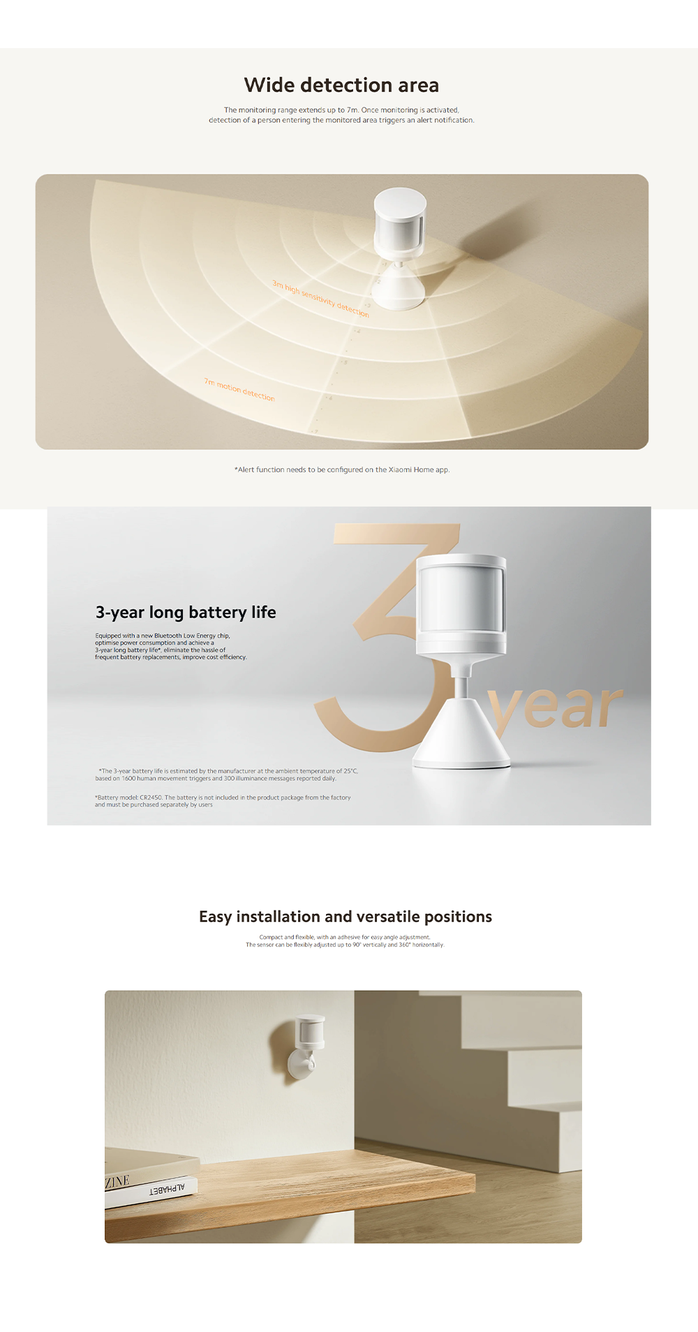 Xiaomi Mi Motion Sensor 2S - Smart Home Security | Shopee Philippines