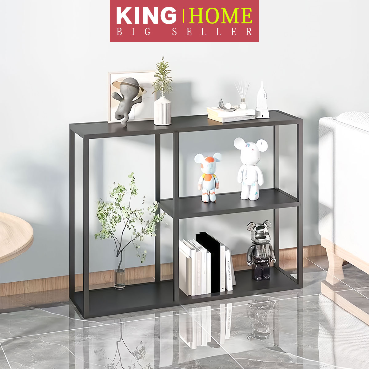 Metal living room display stand, organizational stand, minimalist ...