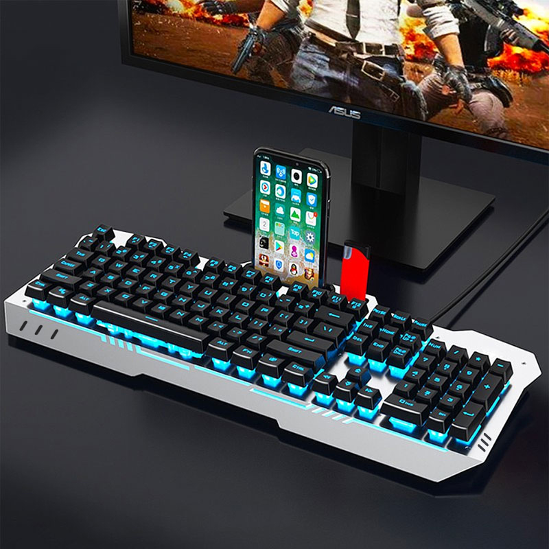 Zeus K-55 RGB Gaming Keyboard 104 Keys Backlight Wired Mechanical ...