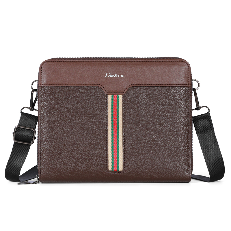 Mumu 4094 Leather Men's Sling Bag Messenger Shoulder Bags For Man ...