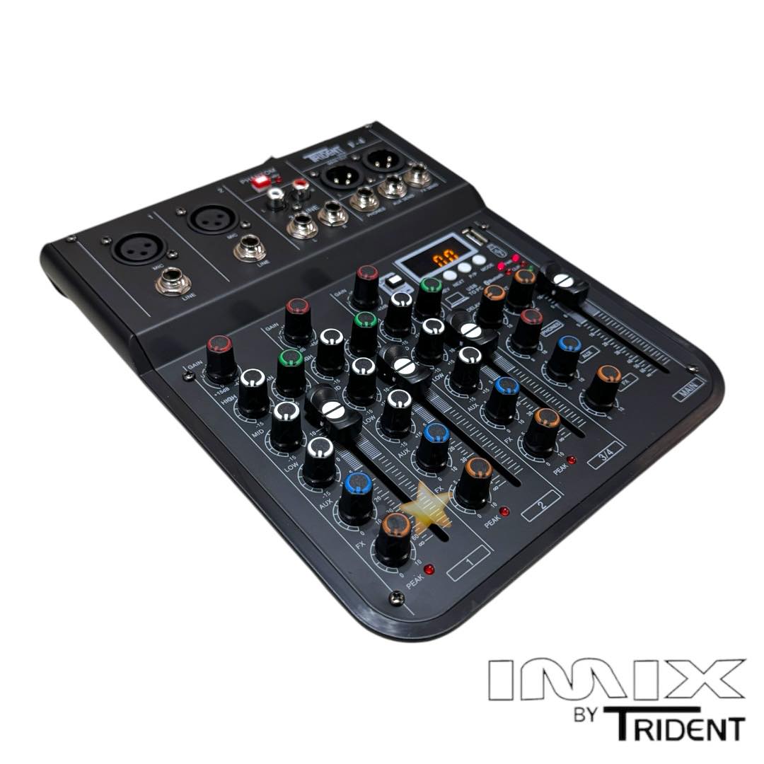 Trident F4 4 channel Mini Mixer Interface Paths | Shopee Philippines