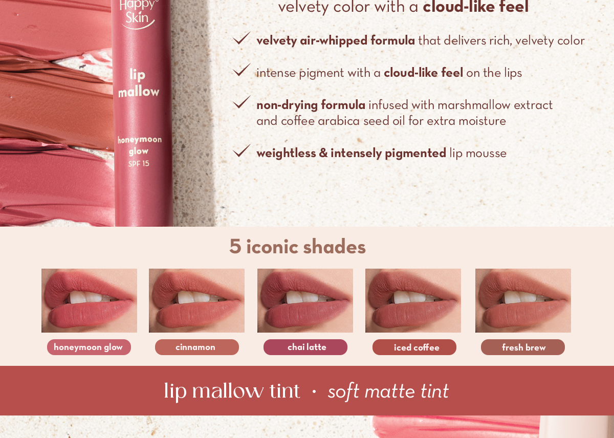 Happy Skin Lip Mallow Tint in Eclair | Shopee Philippines