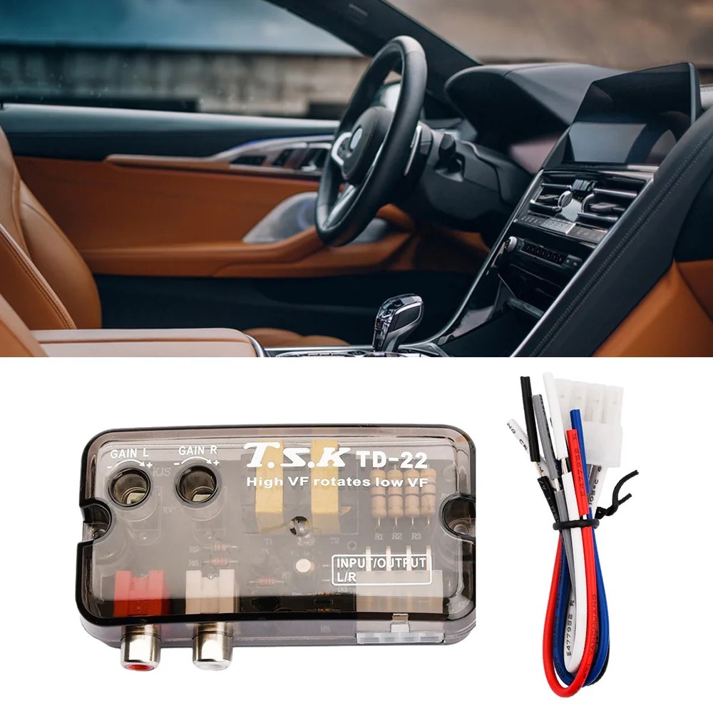 Universal Audio Impedance Car Stereo Radio Converter / Car Speaker ...