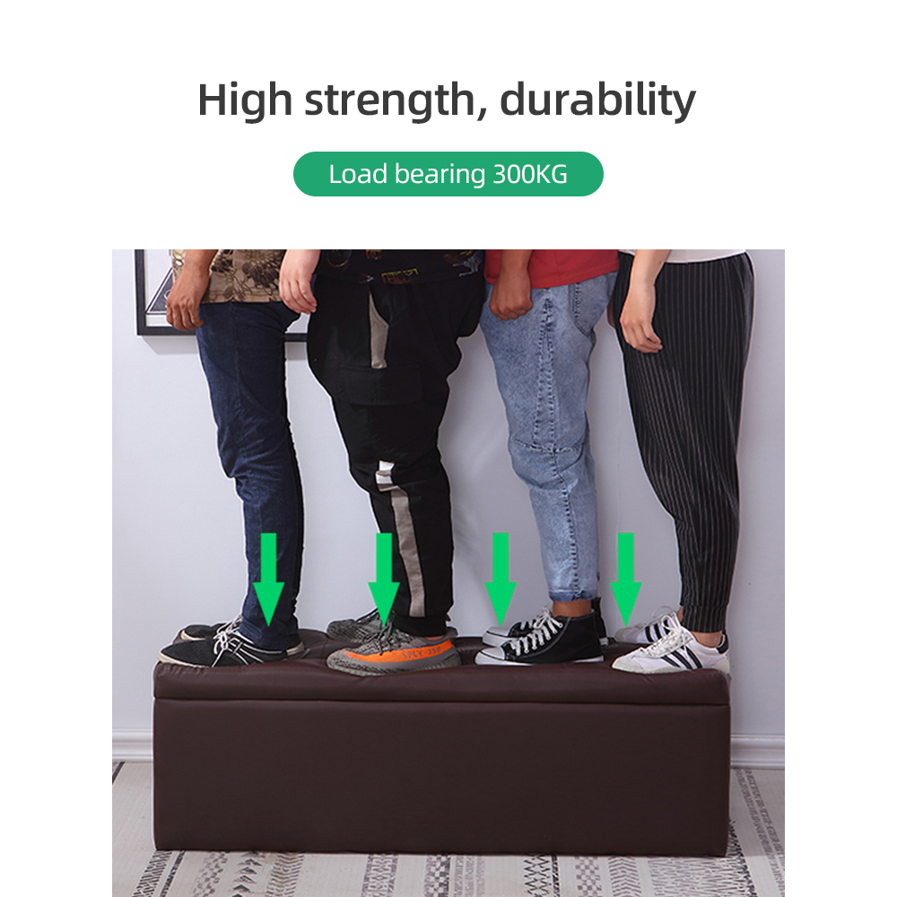 Sofa Storage Box Multfunctional Foldable Storage Stool Household ...