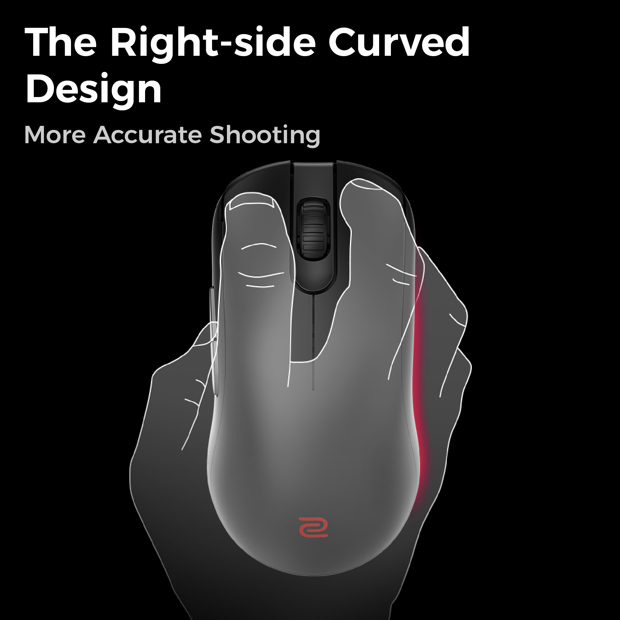 BenQ ZOWIE FK2-DW 4K Wireless Mouse for Esports | Enhanced Receiver ...