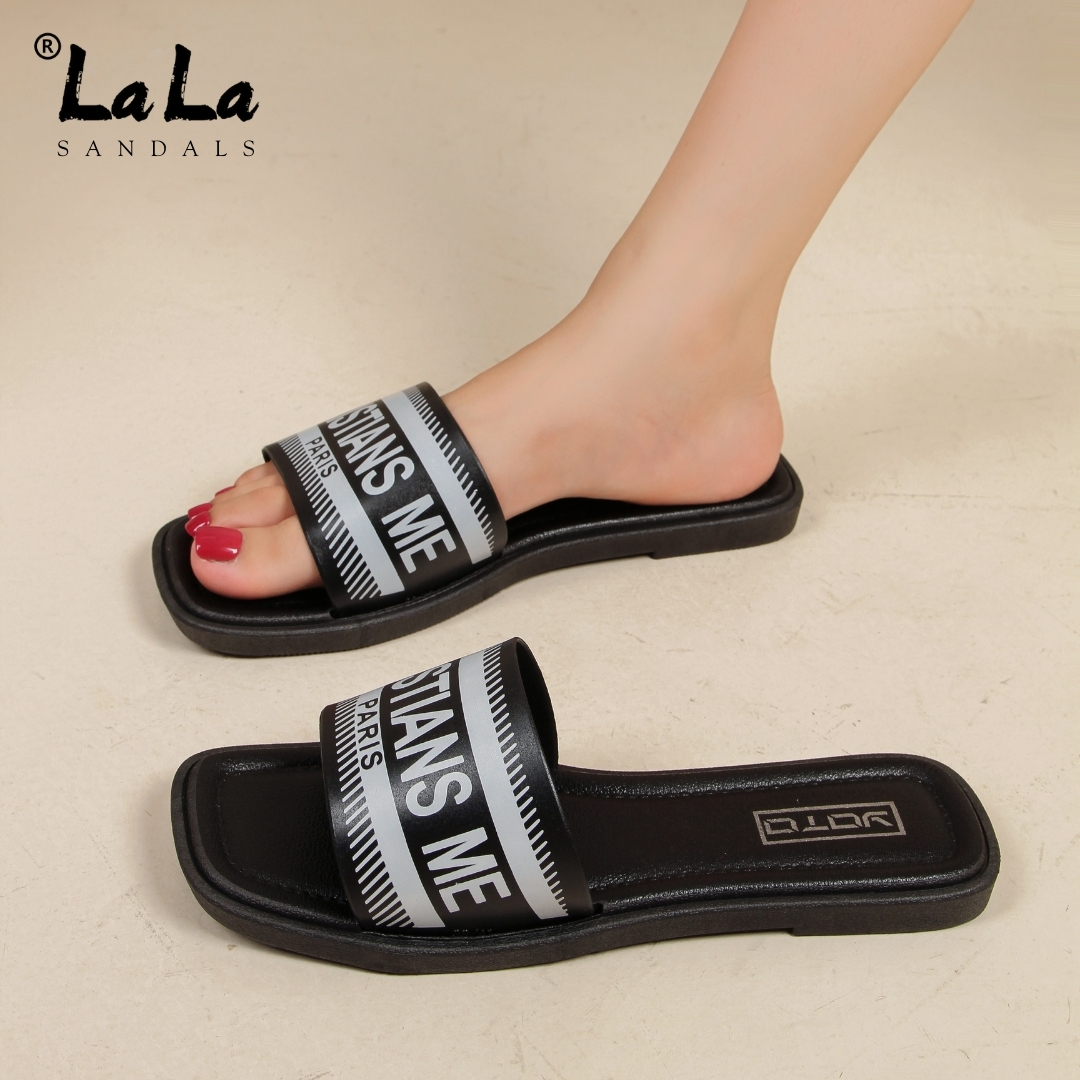 LALA Flat Tsinelas Elegant Design Outdoor Pambahay Flip flops Light ...