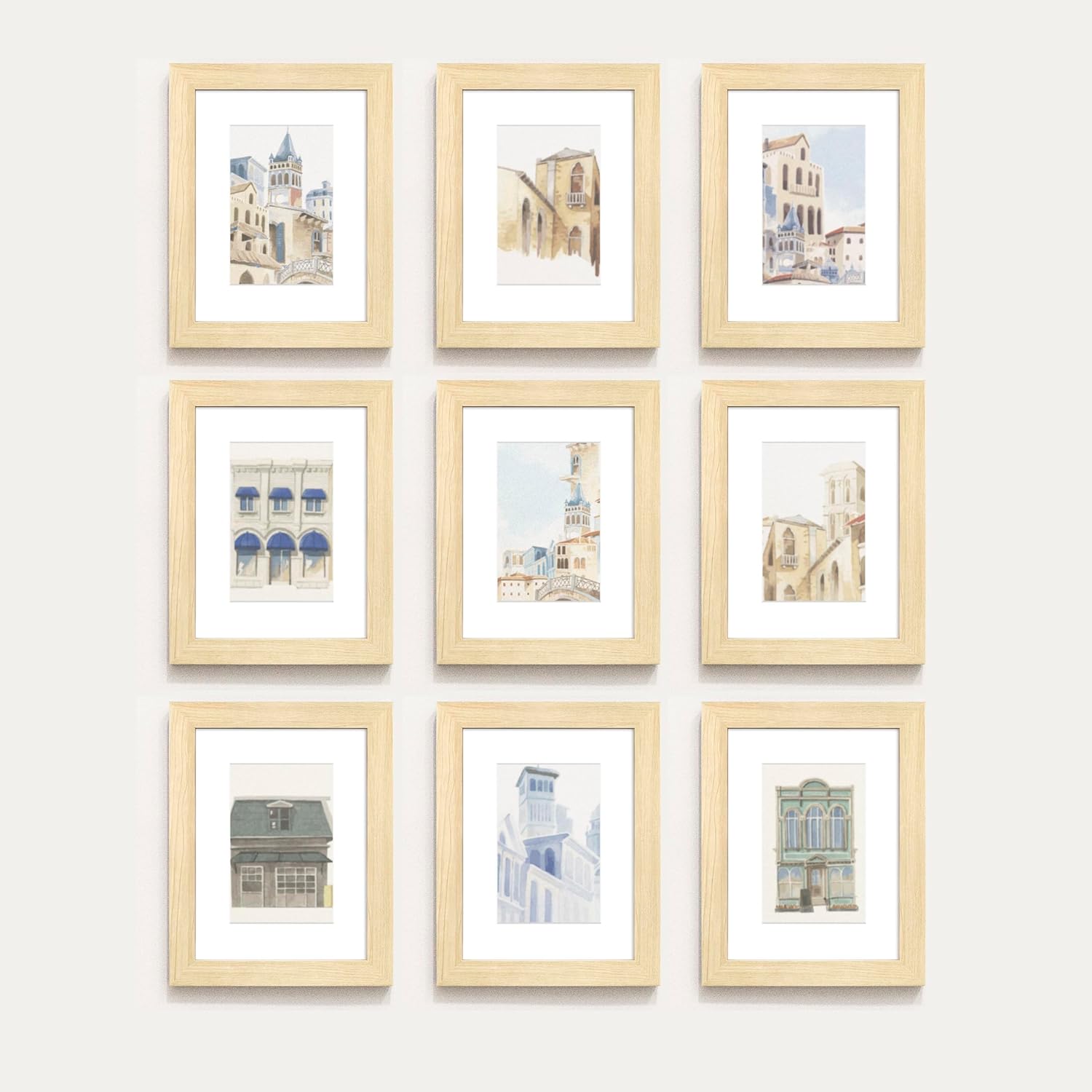 4R/5R/A4 Wooden Picture Frames For Table Top Display And Wall Mounting ...