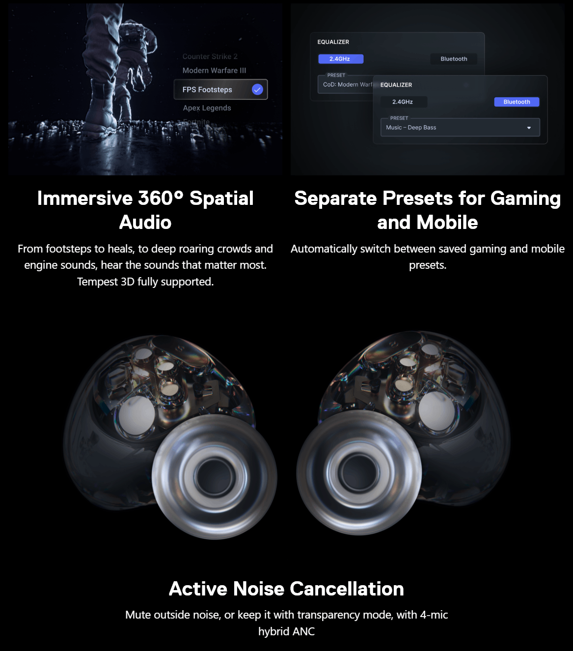 SteelSeries Arctis GameBuds for Xbox Bluetooth 2.4GHz Wireless In-Ear ...