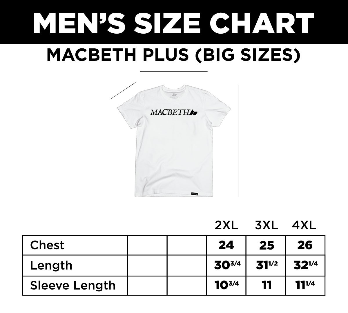 Macbeth Men's Reg. Big Size Tee " LOGAN BS " | Shopee Philippines
