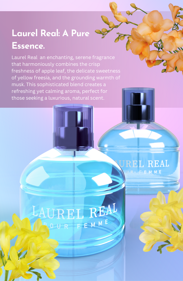 AKRYMI LAUREL REAL 100ML PERFUME FOR WOMEN FRESH RELAXING LONG LASTING ...