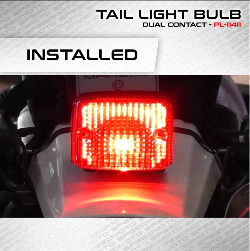 PHILED TAIL LIGHT PL-11411 STEADY RED 24-LED CHIPS DUAL CONTACT HIGH AND LOW BEAM BRAKE LIGHT ...