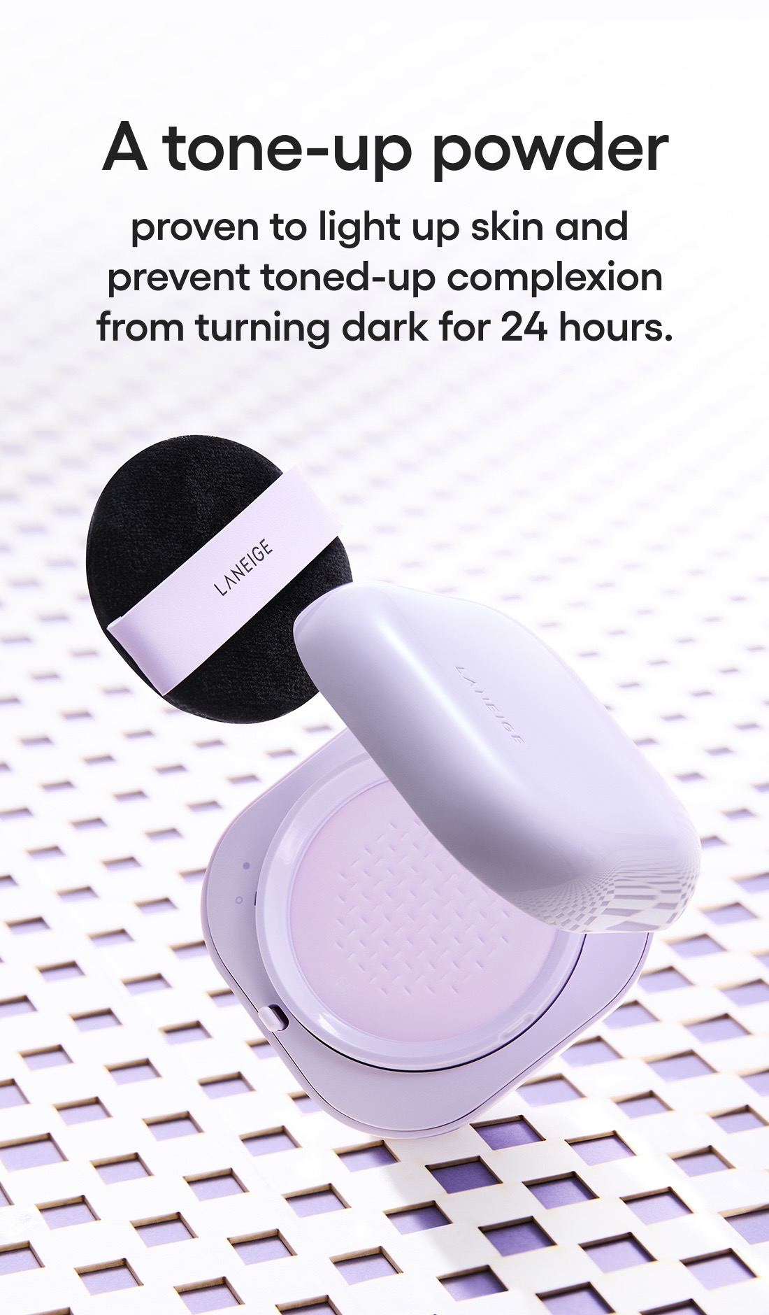 LANEIGE Skin Veil Tone-Up Powder 7g | Brightening Blur Finish Setting ...