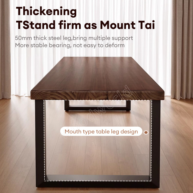 Conference Table 160/180/200CM Steel Wooden Computer Table Study Table ...