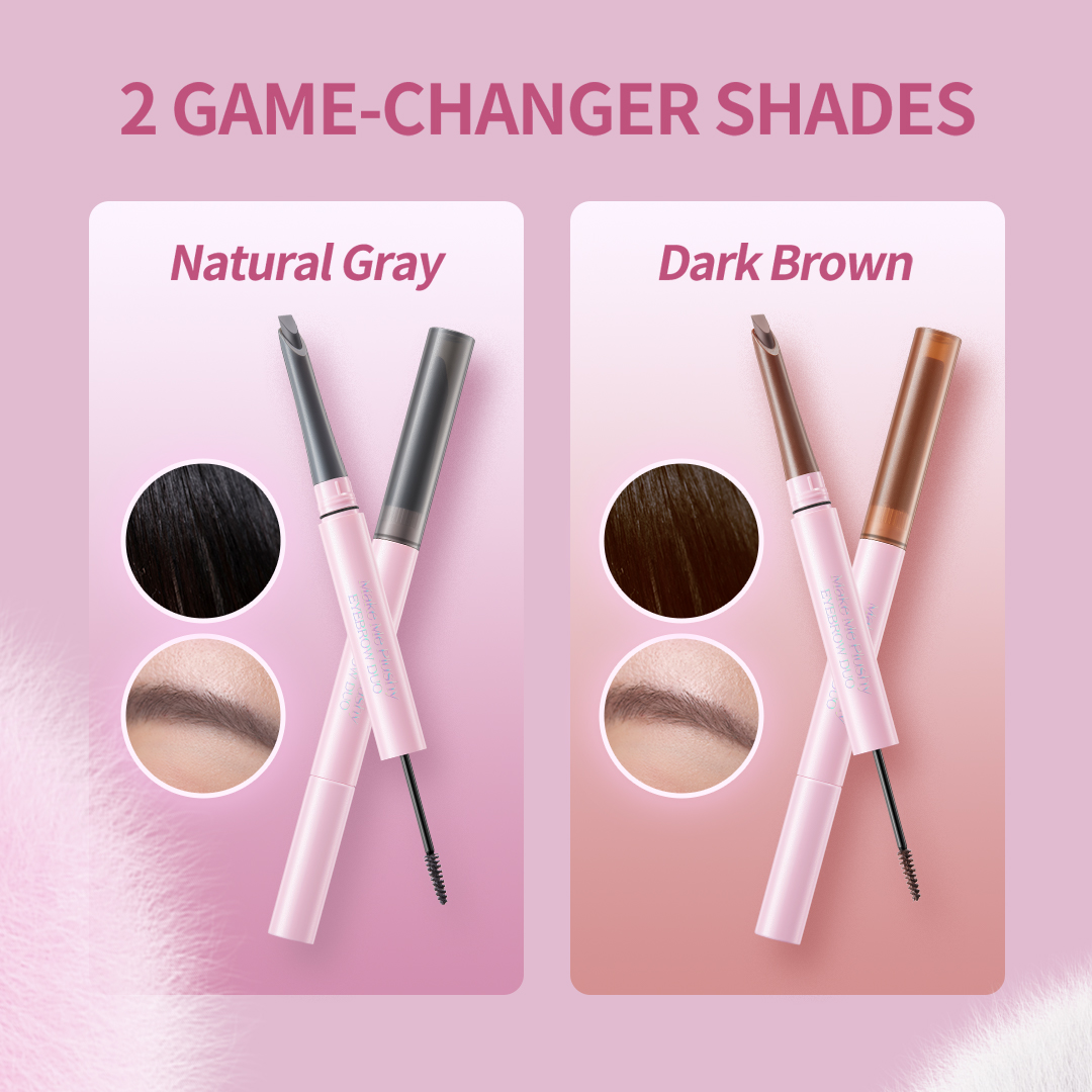 barenbliss BNB Make Me Plushy 2-in-1 Duo Eyebrow Browcara | 24H Pigment ...