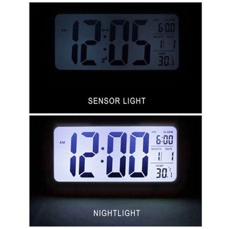 Alarm Clock Digital Backlight LED Display Table Alarm Clock Home Desk ...