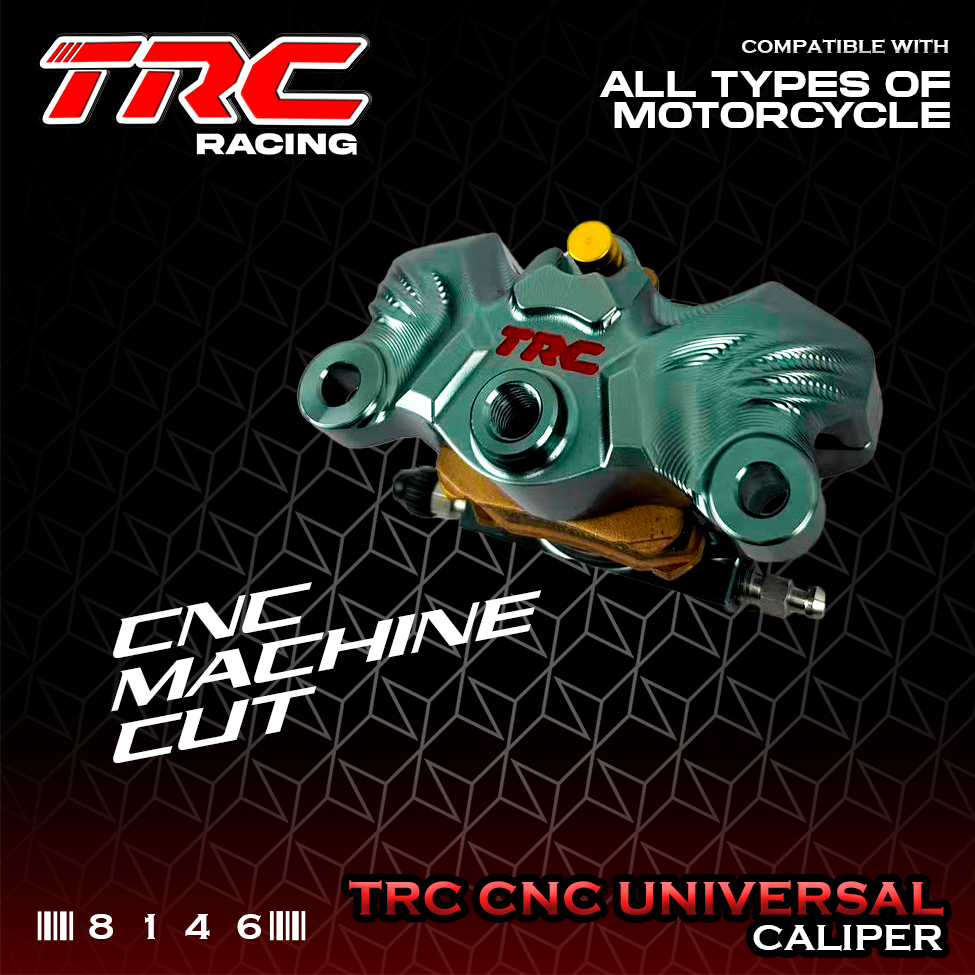 TRC CNC UNIVERSAL BRAKE CALIPER 2POT AXIAL MOUNTED 8146 | Shopee ...