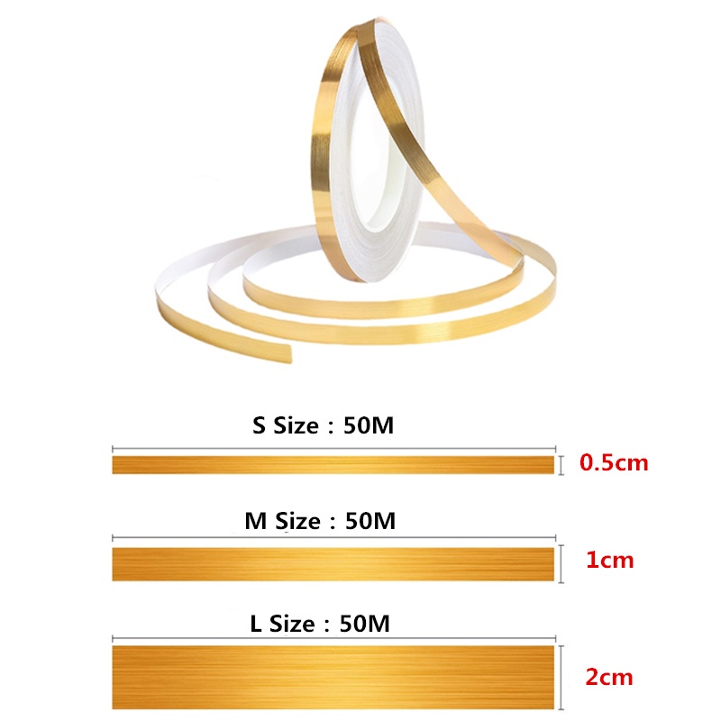 50M Ceramic Tile Mildewproof Tile Tape Decor Self Adhesive Wall Floor ...