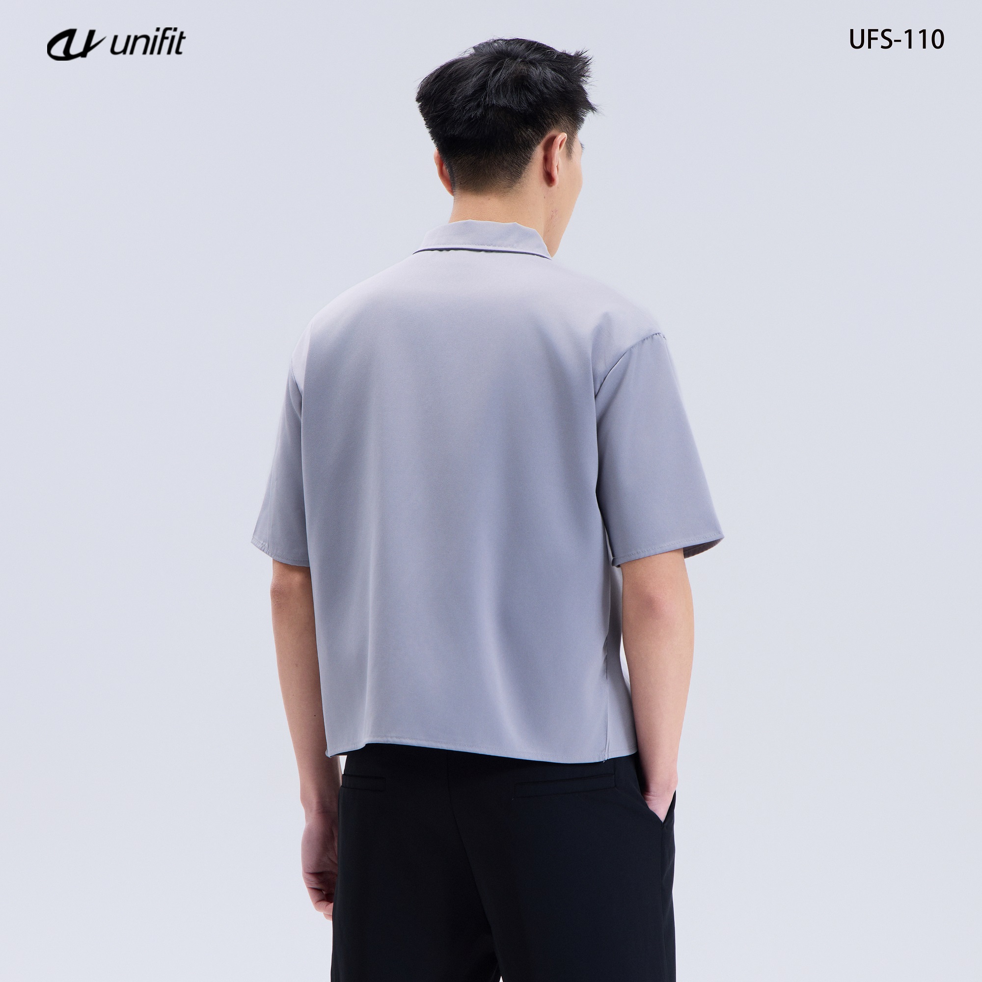 UNIFIT Boxy Cropped Polo Shirts with Pockets for Men and Women Plain ...