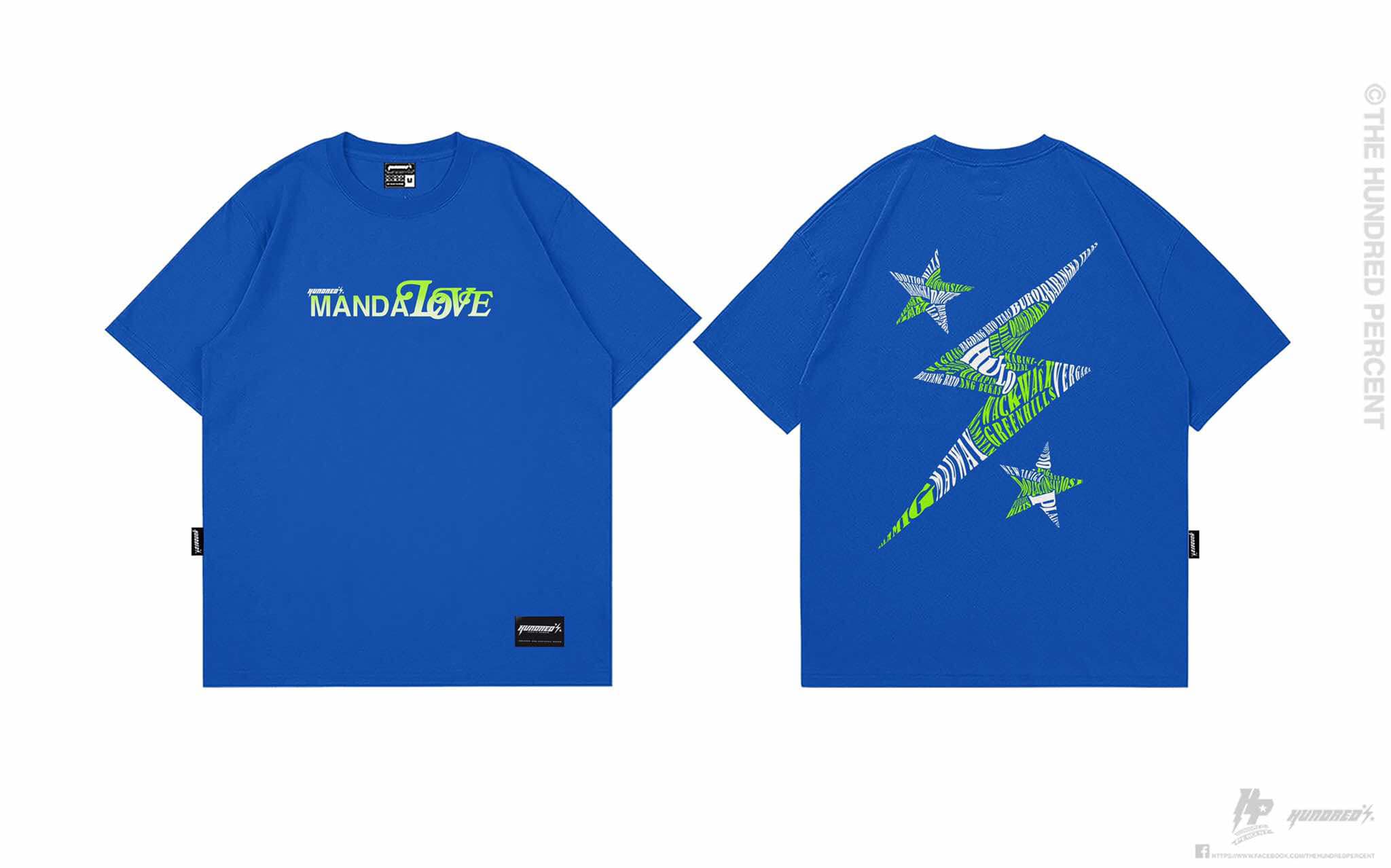THE HUNDRED PERCENT " MANDA LOVE BLUE " | Shopee Philippines