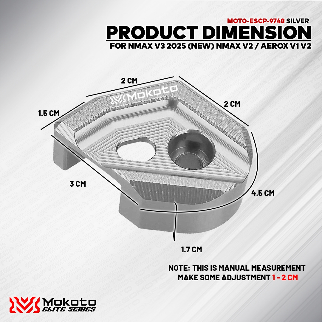 MOKOTO ELITE SERIES NMAX V1 NMAX V2 NMAX V3 AEROX V1 AEROX V2 CNC ...