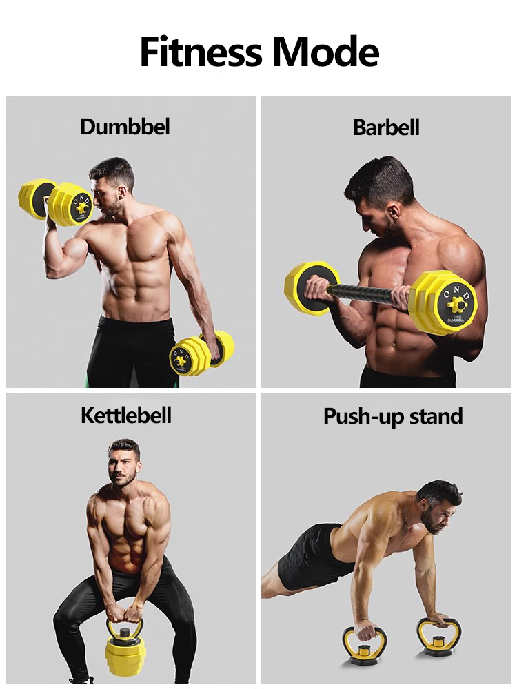 Adjustable weight dumbbell Set 10/15/20/30/40KG equipment for men at ...
