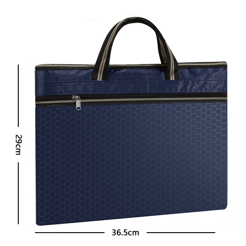 Large Capacity Briefcase Folder Tote Bag Storage Handbag Waterproof ...