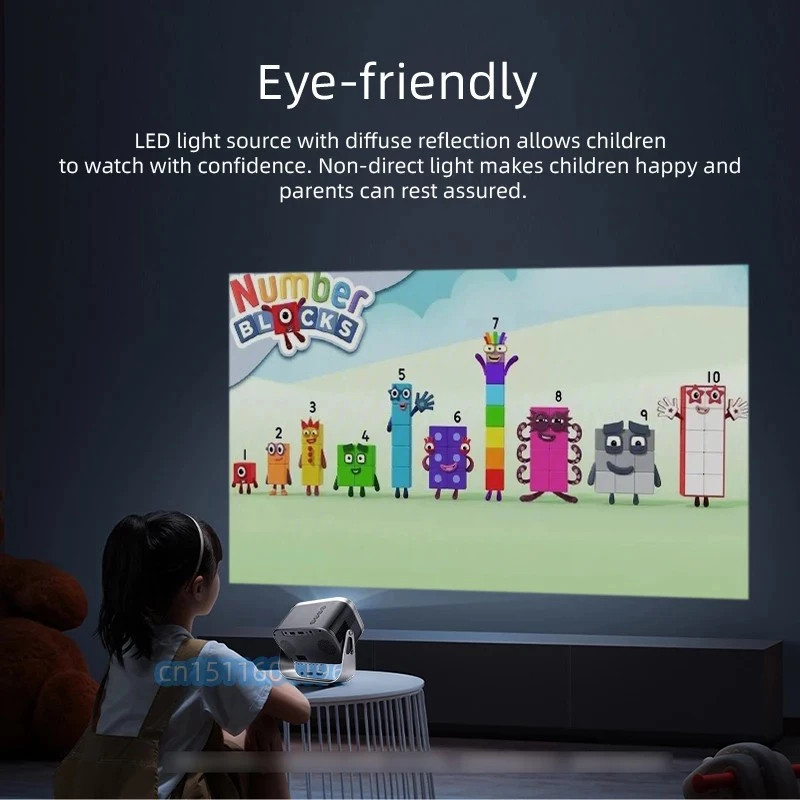 Monoz A10 Projector Android, WiFi, Bluetooth, 360° Rotating, Portable ...