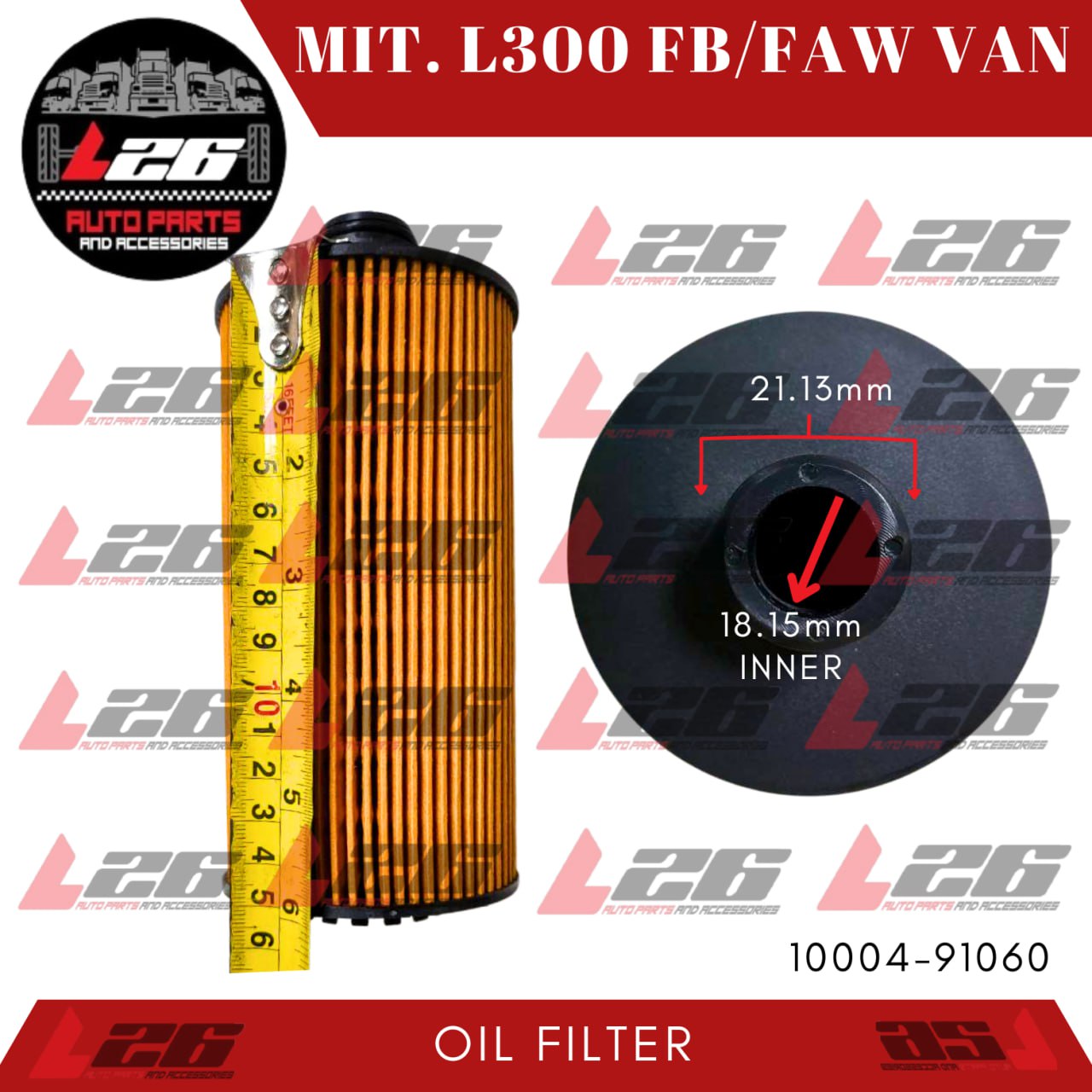Mitsubishi L300 FB FAW Van OIL FILTER part no. 10004-91060 filter ...